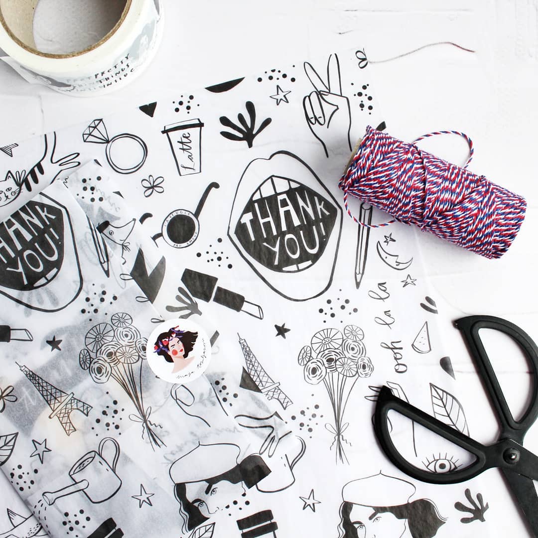 How to create custom wrapping paper for your business