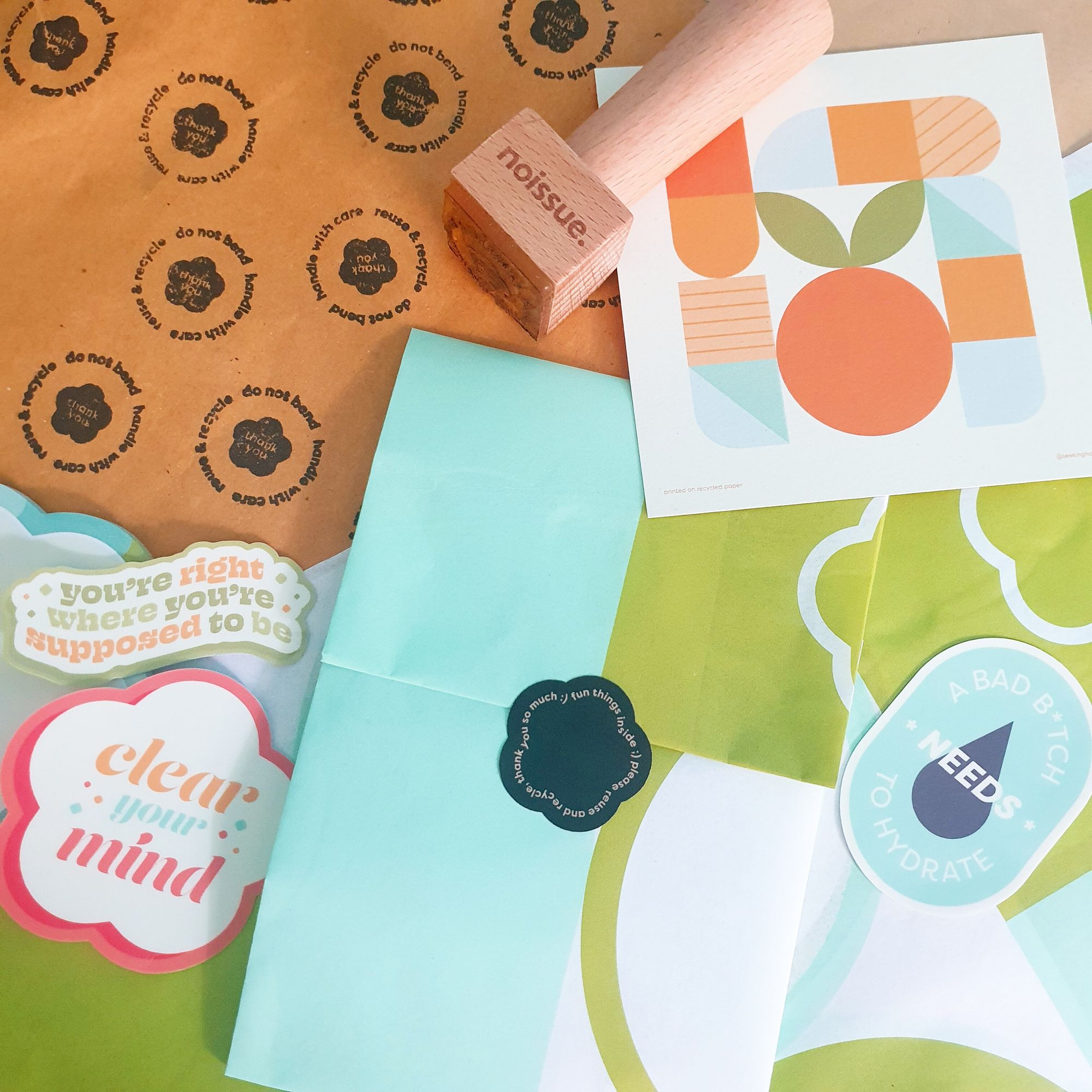 Seeking Hana: Cute Stickers and Stationery Inspired by the Art Community